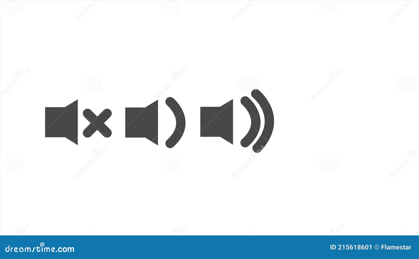 4K Render of an Animated Speaker Icon Web Stock Video - Video of noise ...