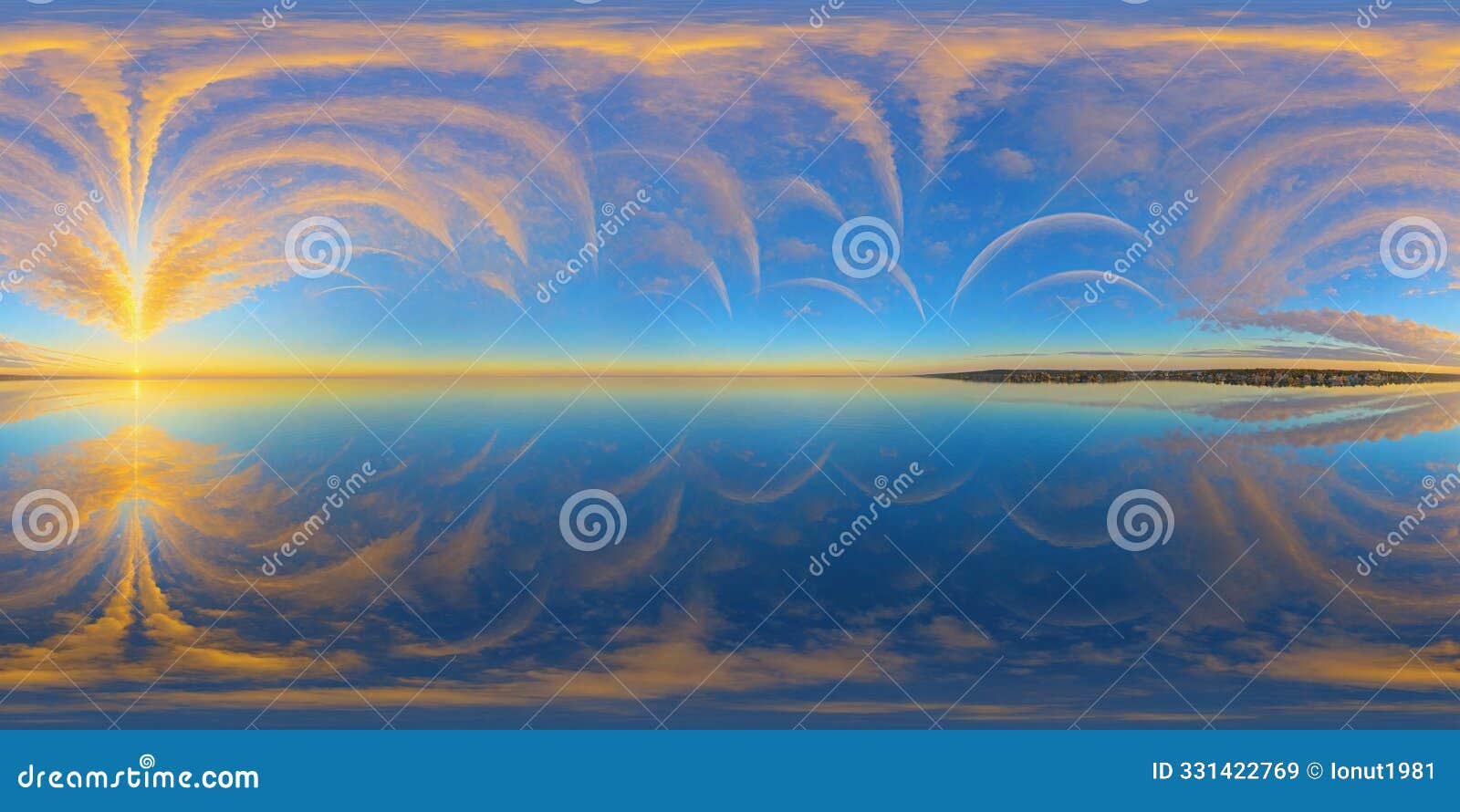 HDRI Perfect Sky Equirectangular Panorama 42 Stock Image - Image of ...