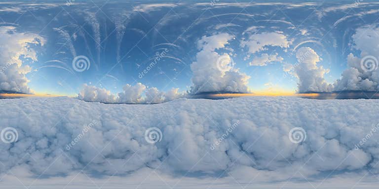 HDRI Perfect Sky Equirectangular Panorama 31 Stock Photo - Image of ...