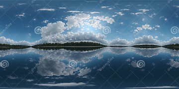 HDRI Perfect Sky Equirectangular Panorama 28 Stock Image - Image of ...