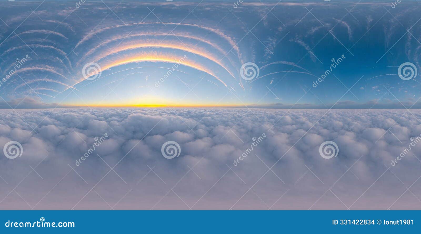 HDRI Perfect Sky Equirectangular Panorama 24 Stock Photo - Image of ...