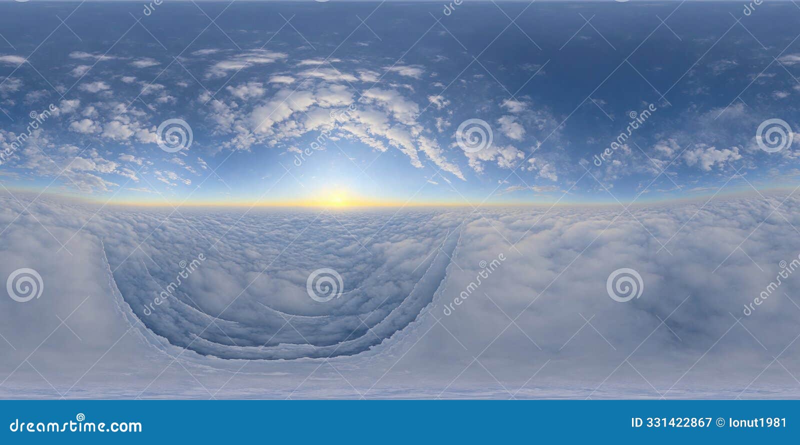 HDRI Perfect Sky Equirectangular Panorama 19 Stock Image - Image of ...