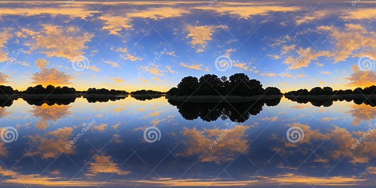 HDRI Perfect Sky Equirectangular Panorama 17 Stock Image - Image of ...