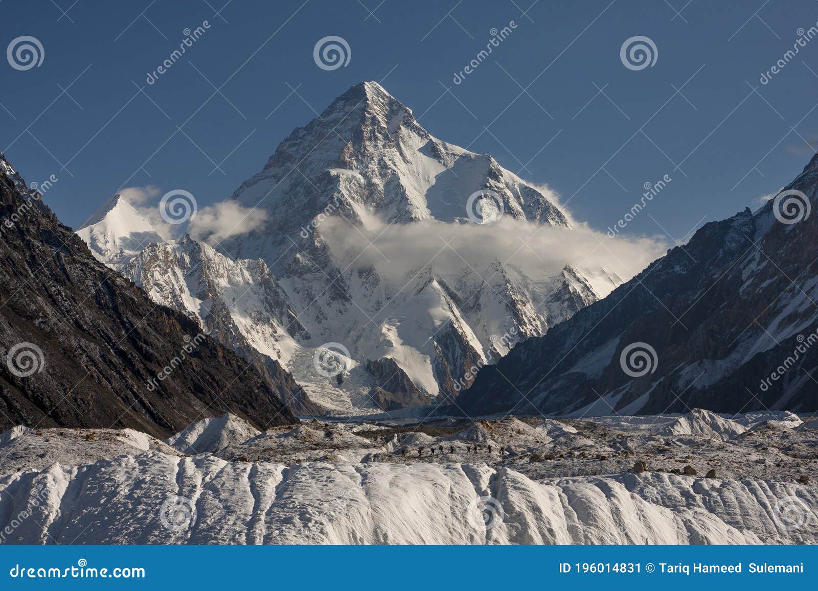 K2 Second Highest Peak Karakorum Range Gilgit Baltistan Pakistan Stock ...