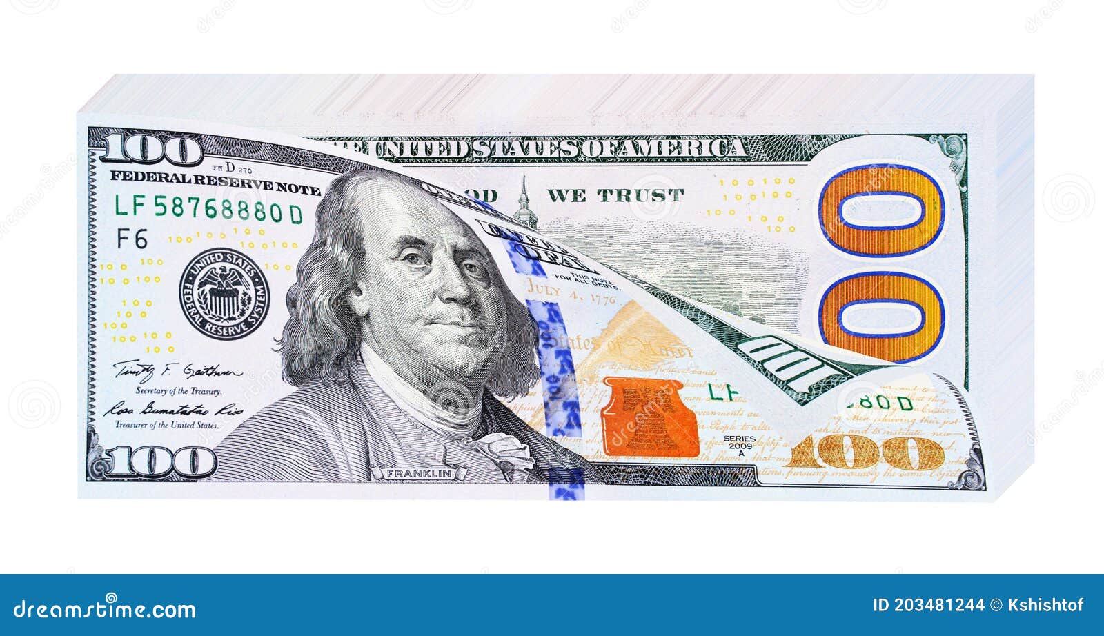 10K Stack of American Dollars Stock Photo - Image of bill, savings ...