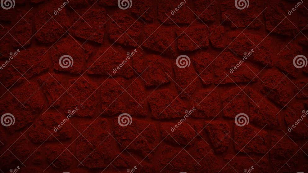 4K Stone Wall Texture with a Deep Red Gradient Overlay, Offering a Bold ...