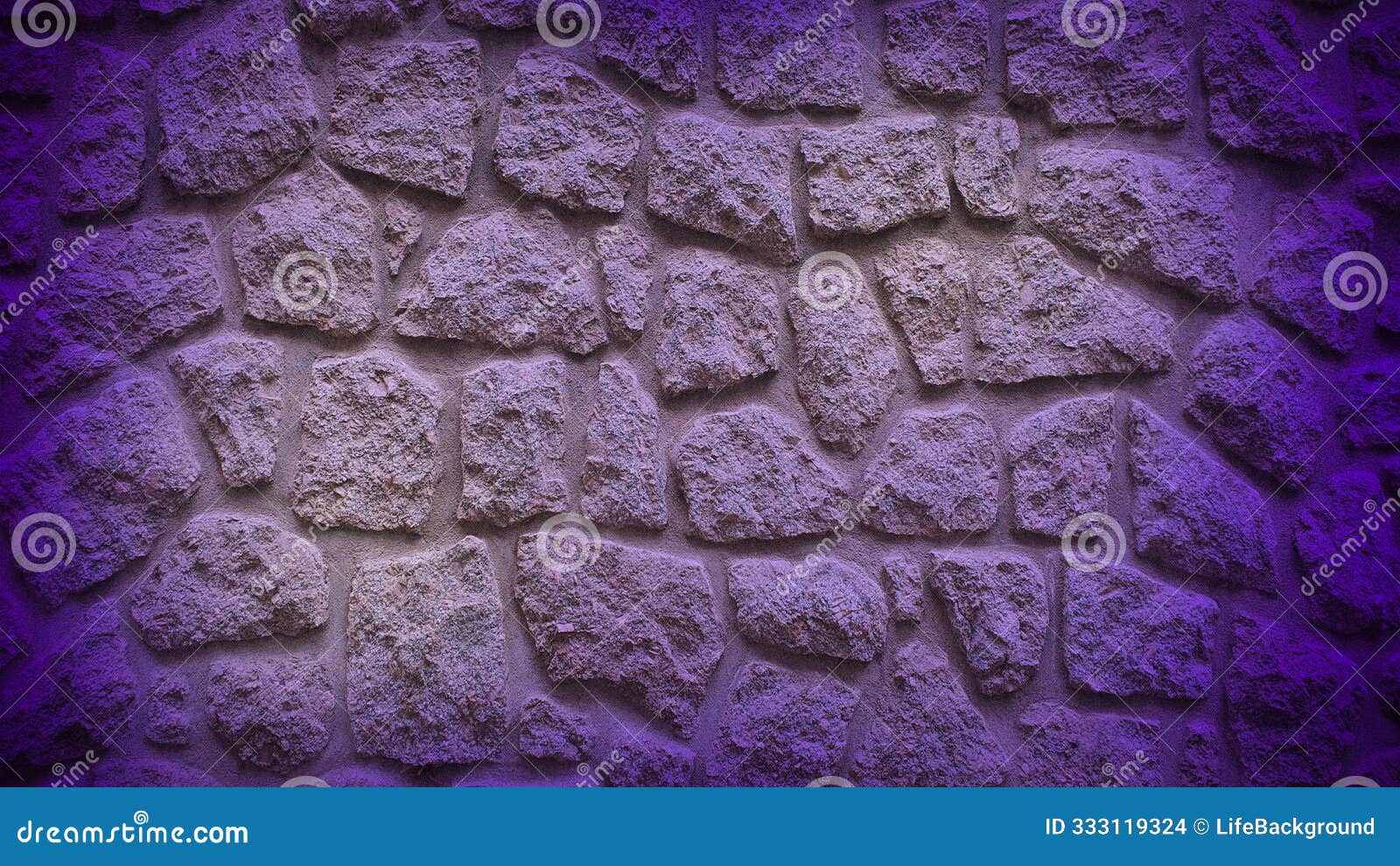 4K Stone Wall Texture with a Subtle Purple Gradient Overlay, Creating a ...
