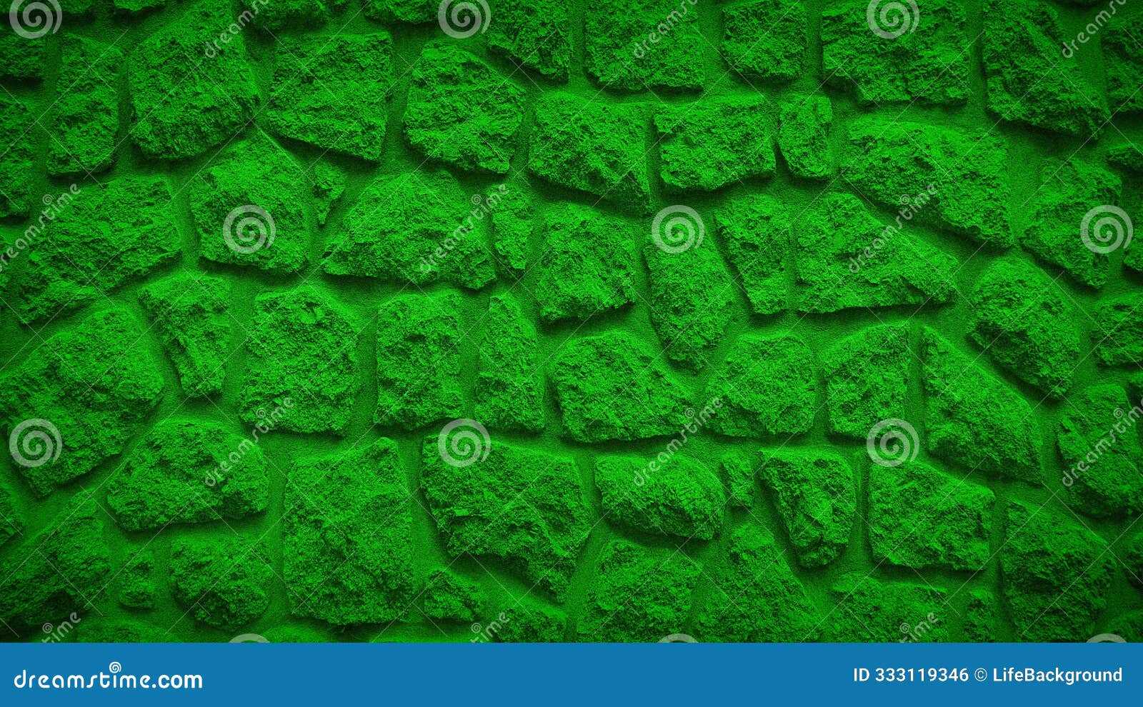 4K Stone Wall Texture with a Vibrant Green Gradient Overlay, Creating a ...