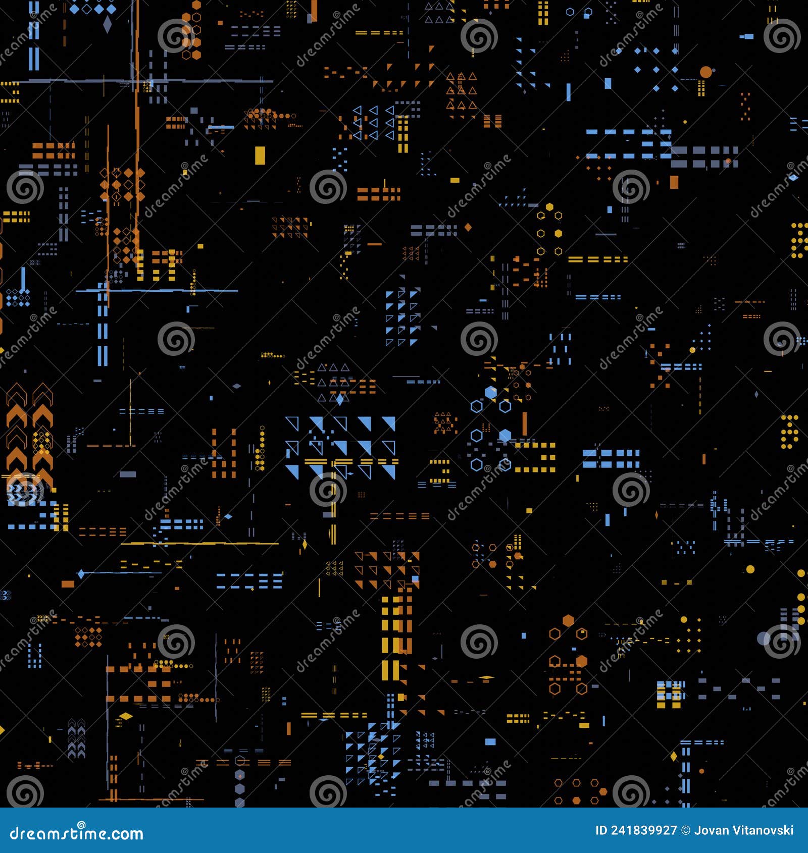 Tech City Light Displacement Map Texture for 3d Modelling Stock ...