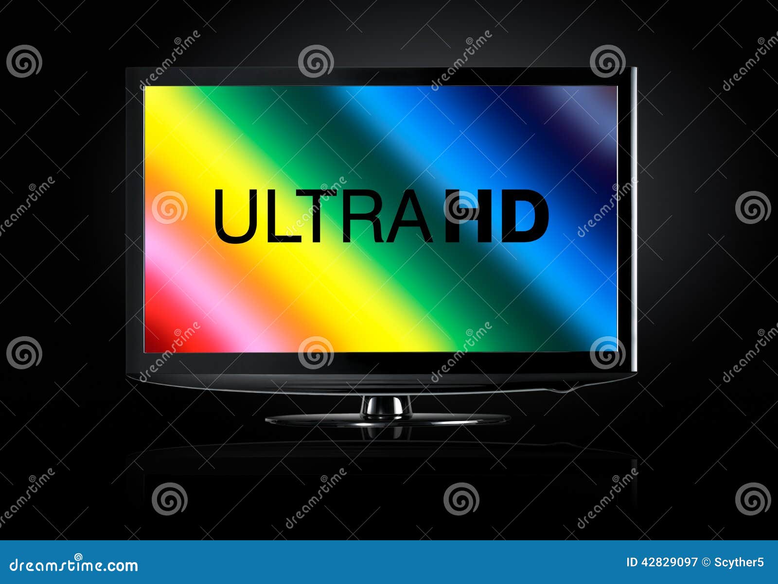 4K television display stock image. Image of format, digital - 42829097