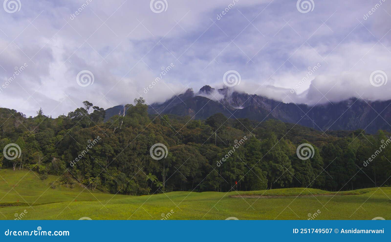 4K Timelapse of Mount Kinabalu with Dramatic Cloud Movement . Stock ...