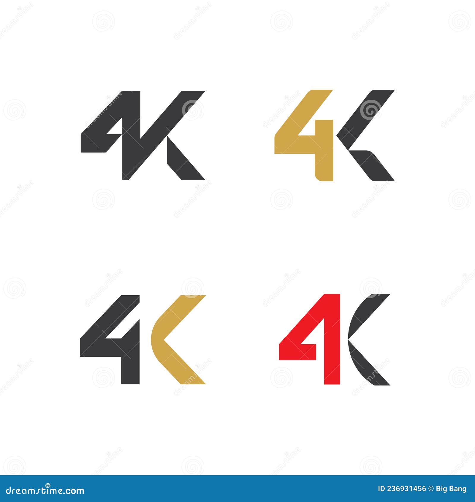 4K Ultra HD Symbol Resolution Stock Vector - Illustration of resolution ...