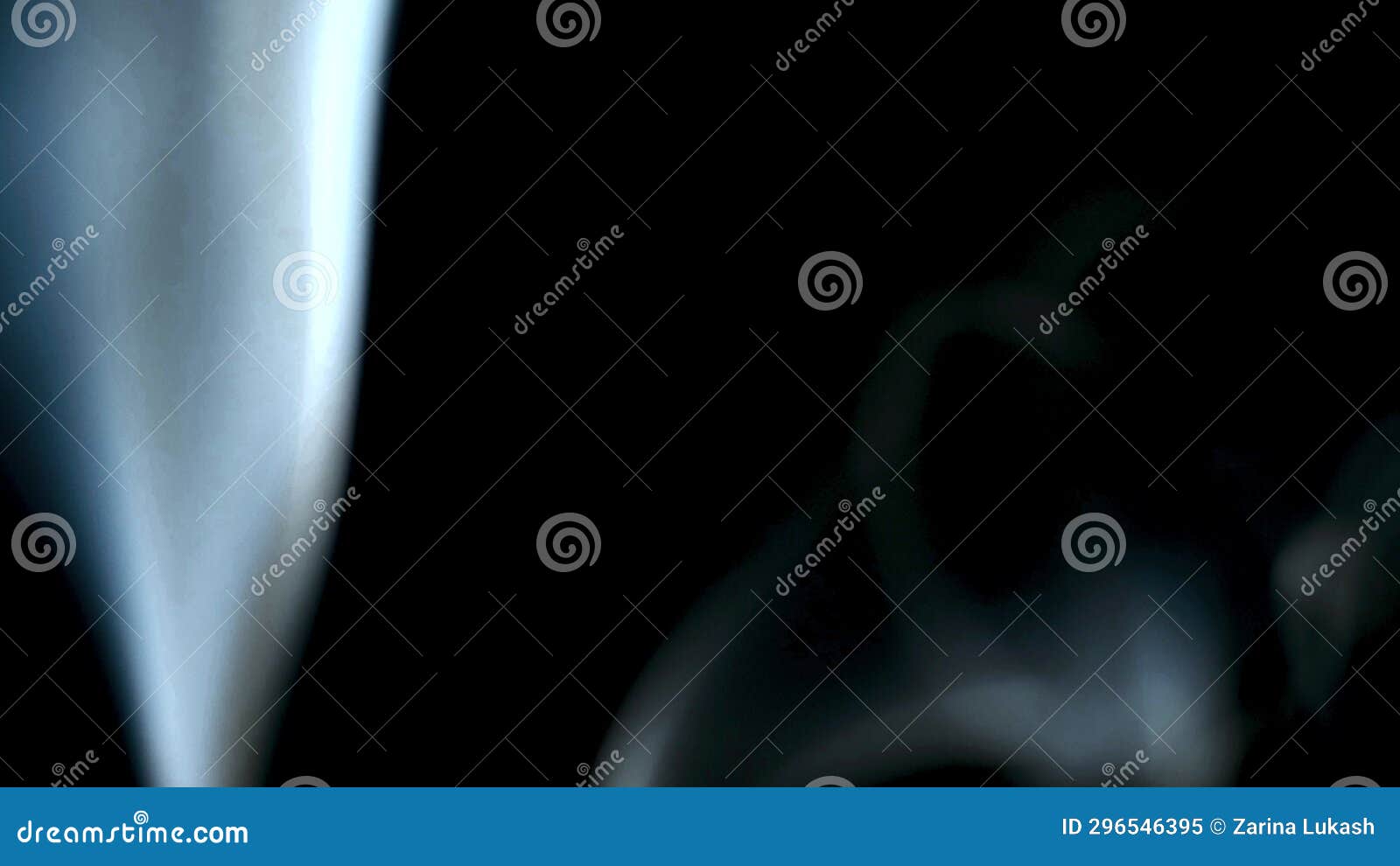 4k Video Shooting of White Smoke on Black Background. Abstract ...