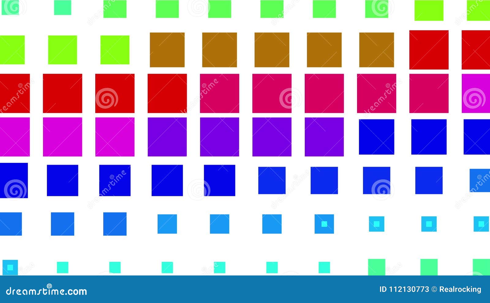 4k Vj Square Neon Light Array Matrix Background&cube Big Data Database ...