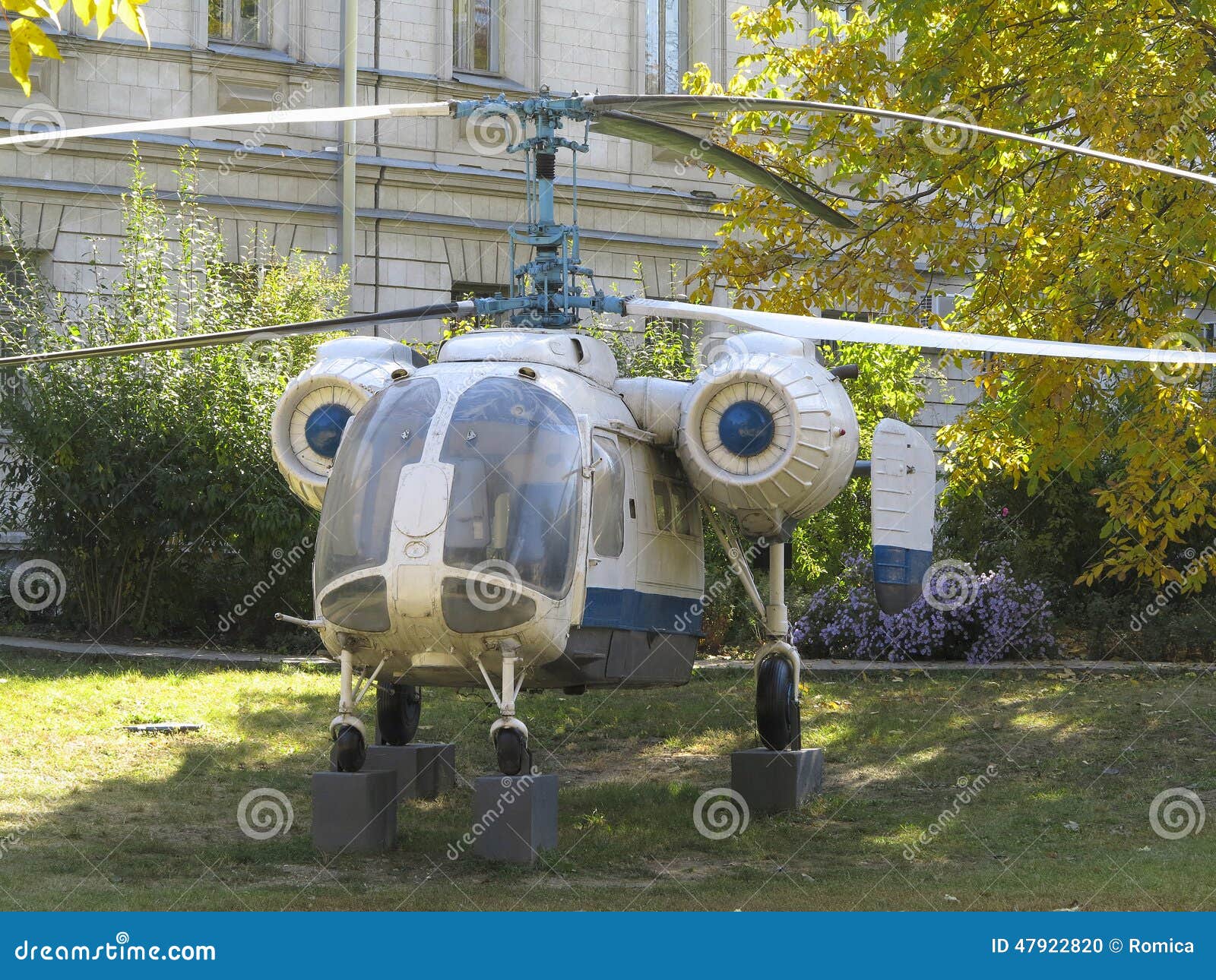 KA-26 Russian Double Rotor Helicopter Stock Photo - Image of rescue ...