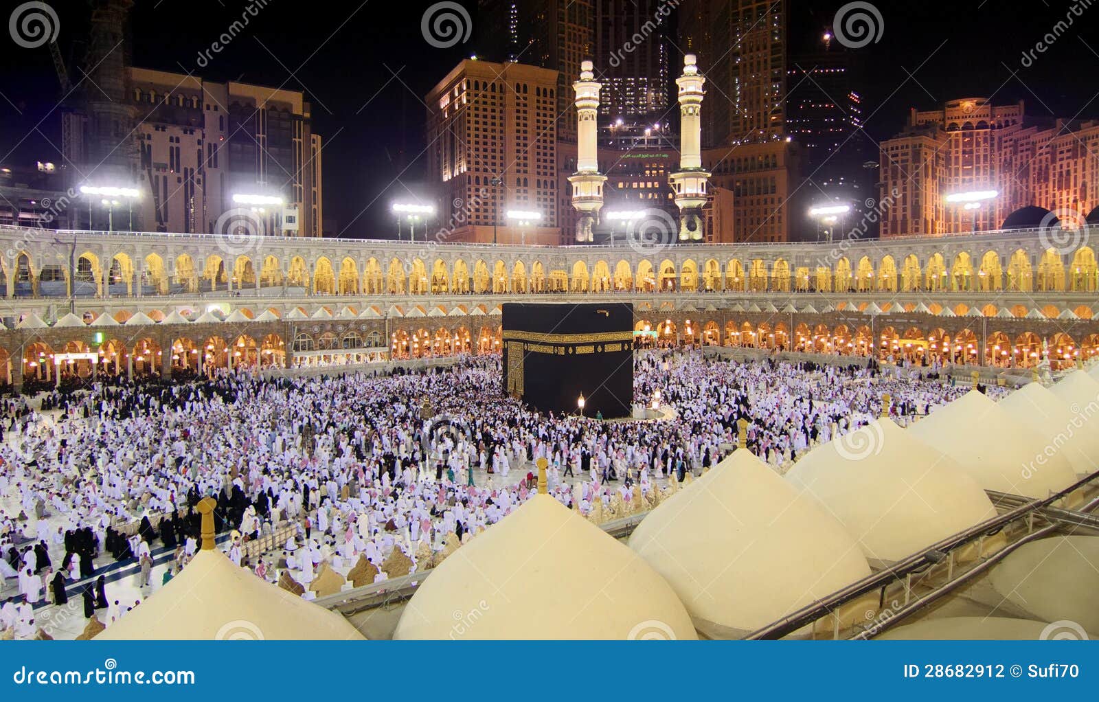Kaaba dans Mecque photo stock. Image du construction - 28682912