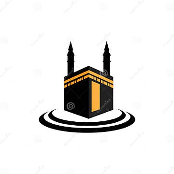 Kaaba Icon Logo Vector Design Template Stock Vector - Illustration of ...