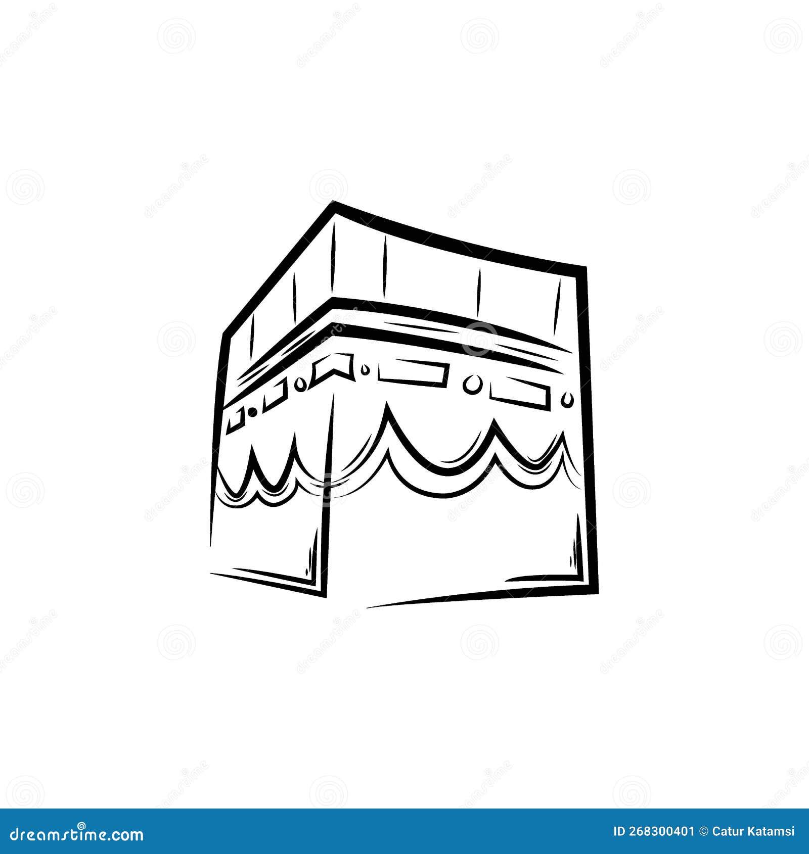 Kaaba Icon Logo Vector Design Template Stock Vector - Illustration of ...
