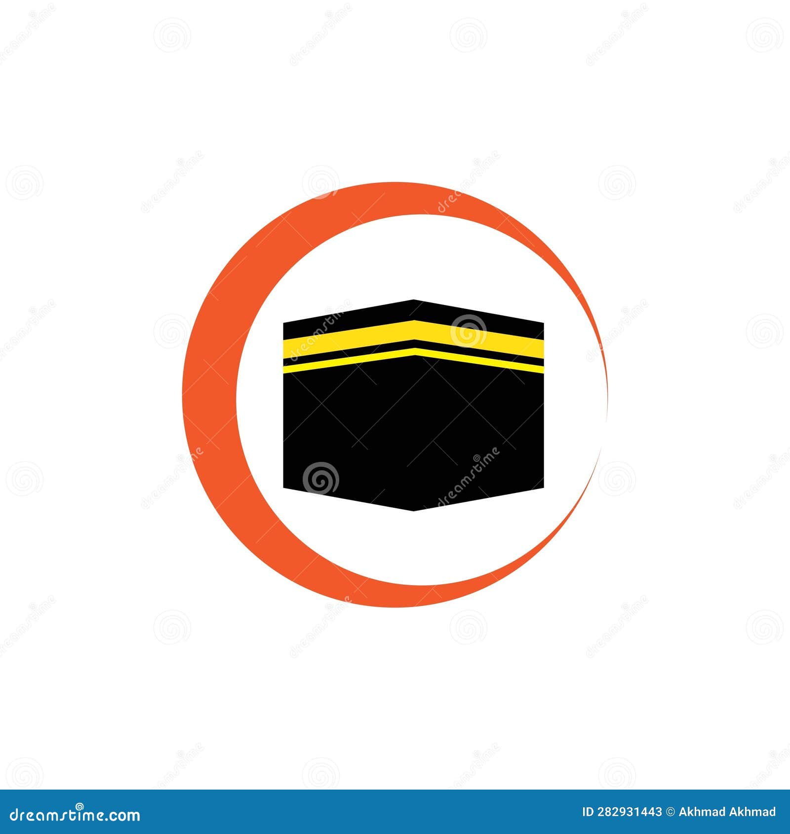 Kaaba icon stock vector. Illustration of holy, mubarak - 282931443