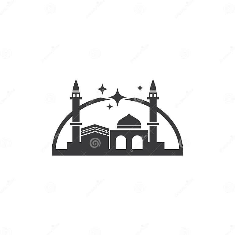 Kaaba logo stock vector. Illustration of saudi, mobile - 176119339