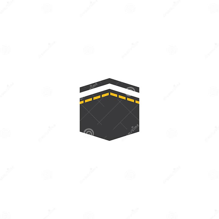 Kaaba logo stock vector. Illustration of koran, allah - 176119371