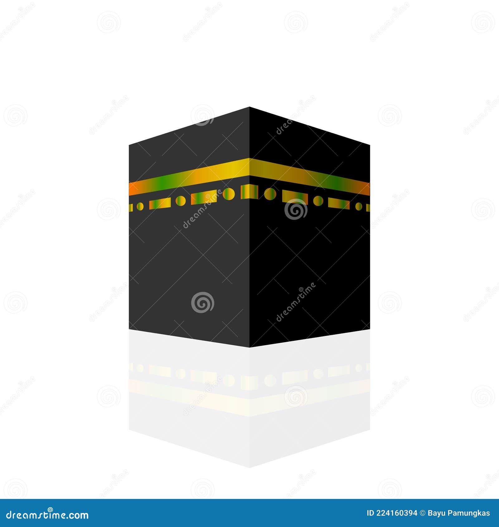 Kaaba Logo Vector Icon. Kaaba Logo Template Stock Vector - Illustration ...