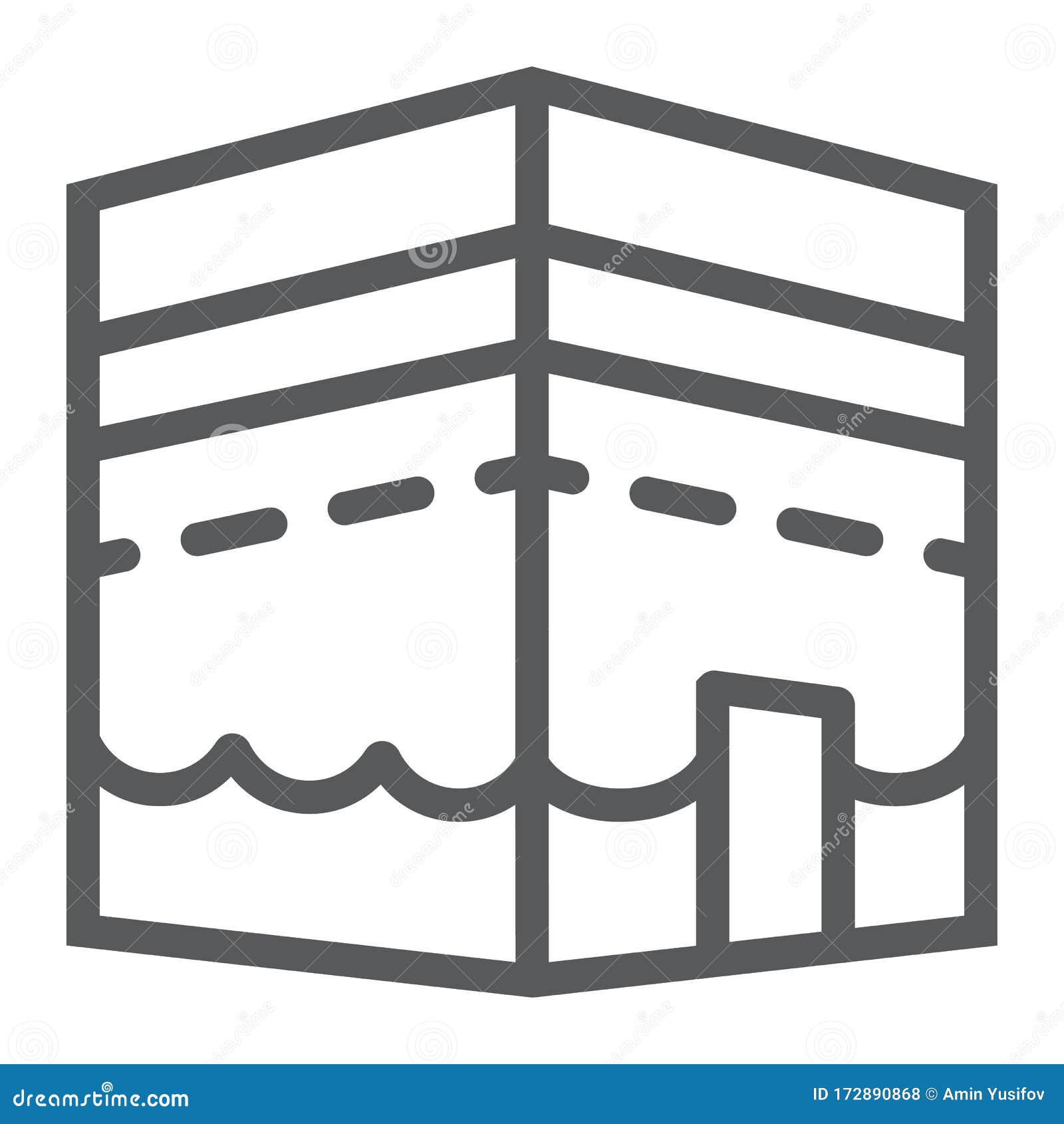 Kaaba Sign Symbol Design Vector | CartoonDealer.com #189466168