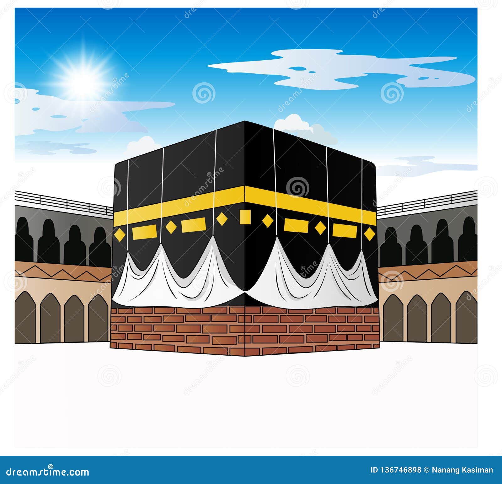 Kaaba Stock Illustrations – 3,002 Kaaba Stock Illustrations, Vectors ...