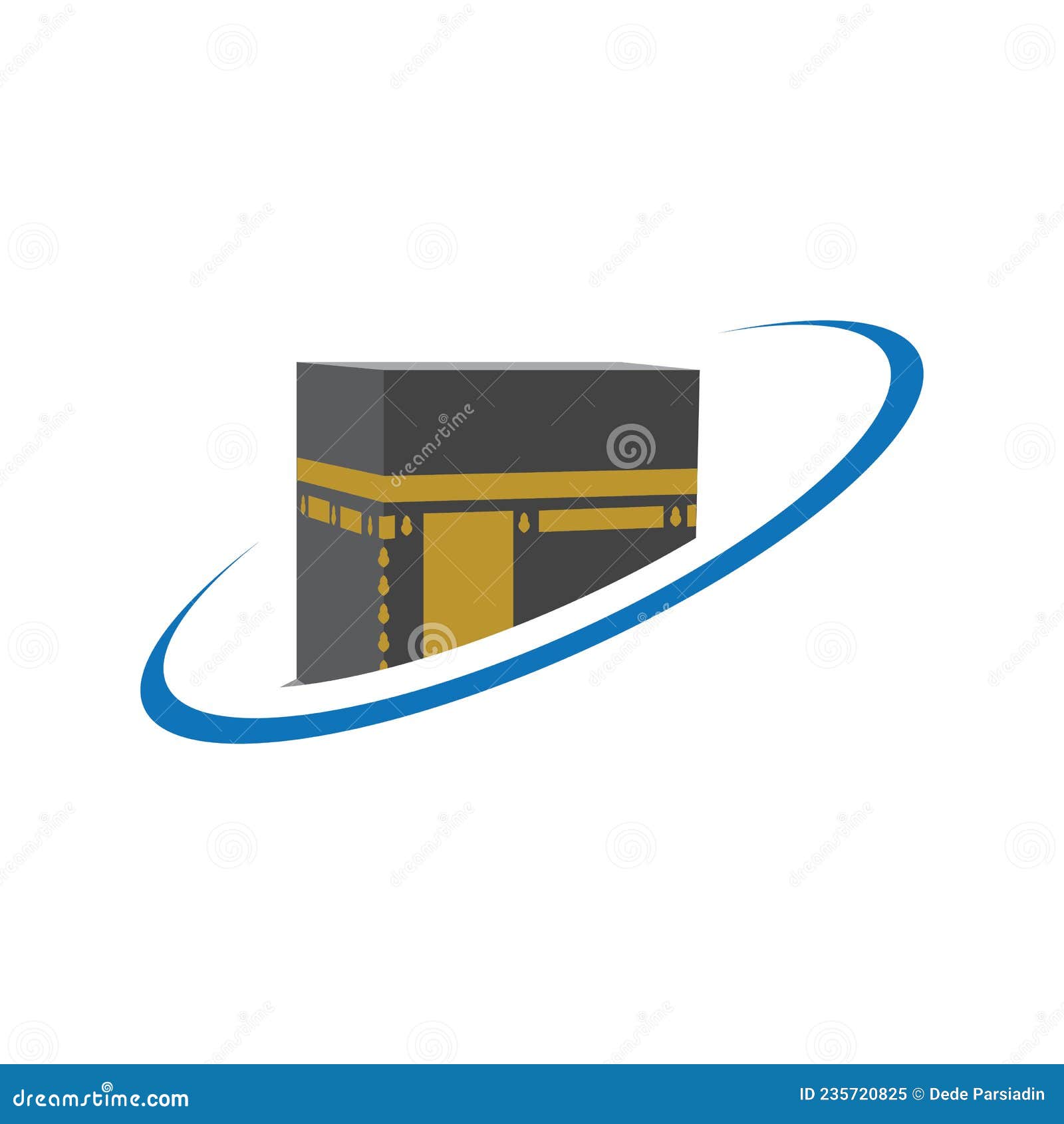 Kaaba-Mekka-Symbol-Logo-Design-Vorlage Vektor Abbildung - Illustration ...