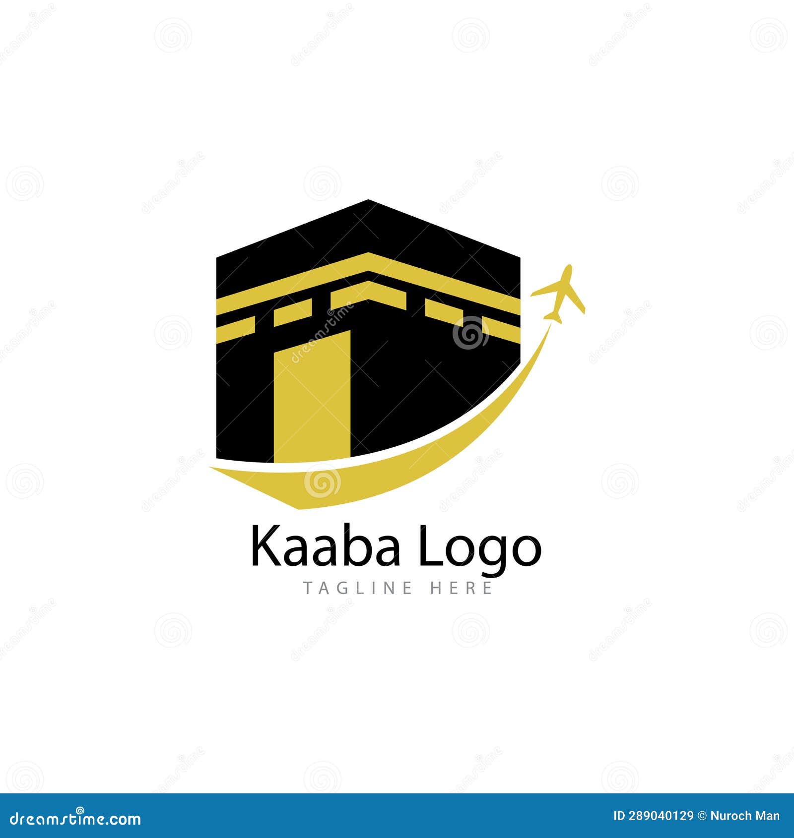 Kaaba-Mekka-Symbol-Logo-Design-Vorlage Vektor Abbildung - Illustration ...
