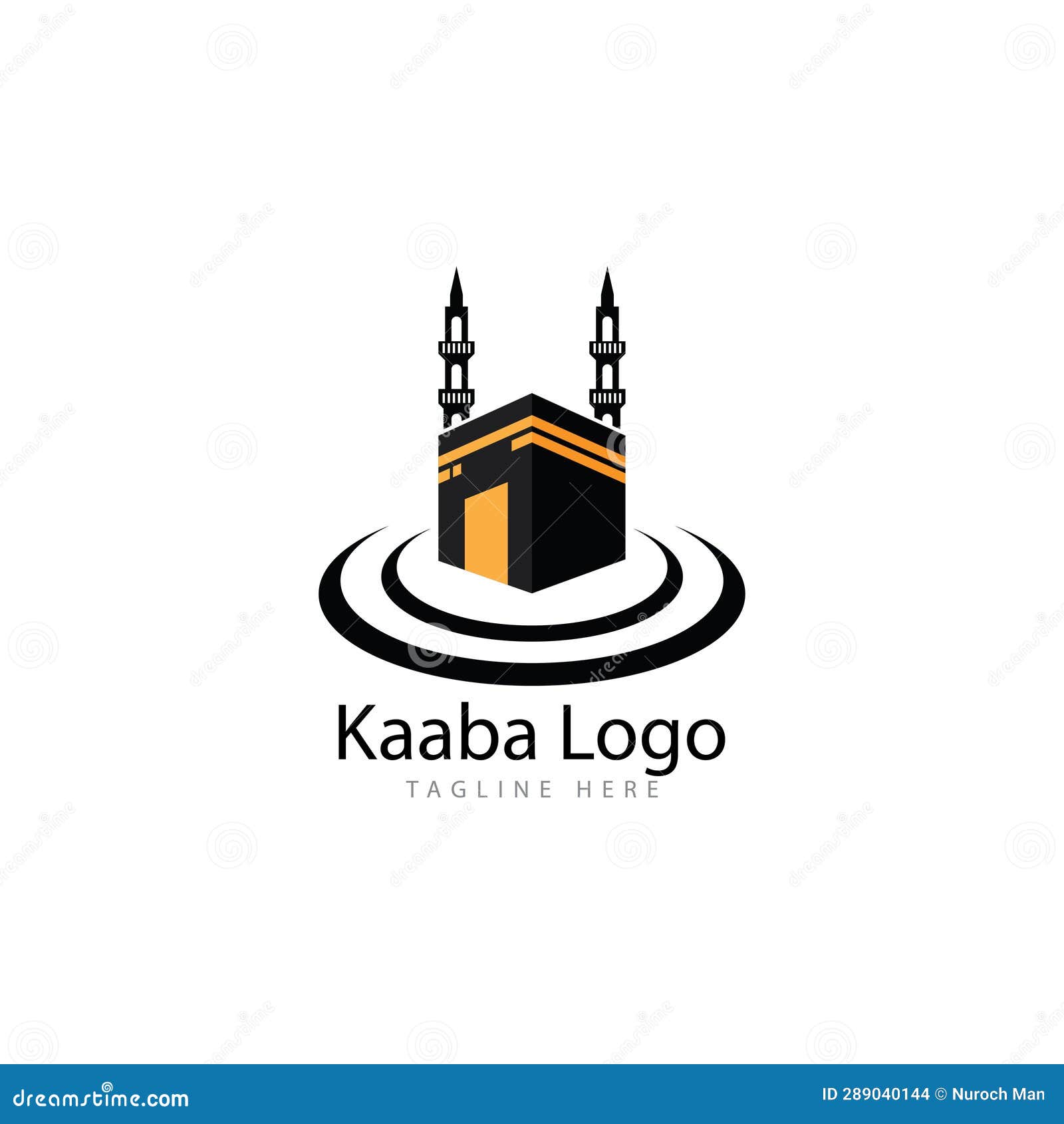 Kaaba-Mekka-Symbol-Logo-Design-Vorlage Vektor Abbildung - Illustration ...