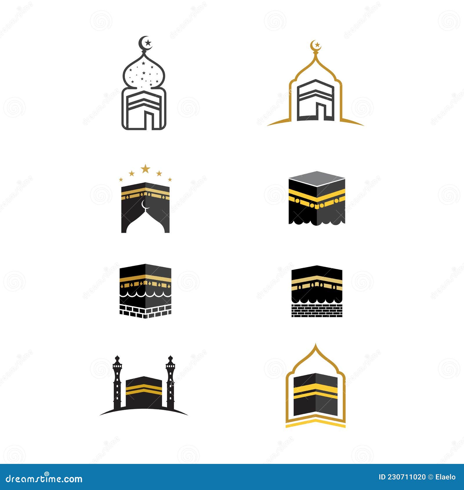 Kaaba Vector Illustration Icon | CartoonDealer.com #146164293