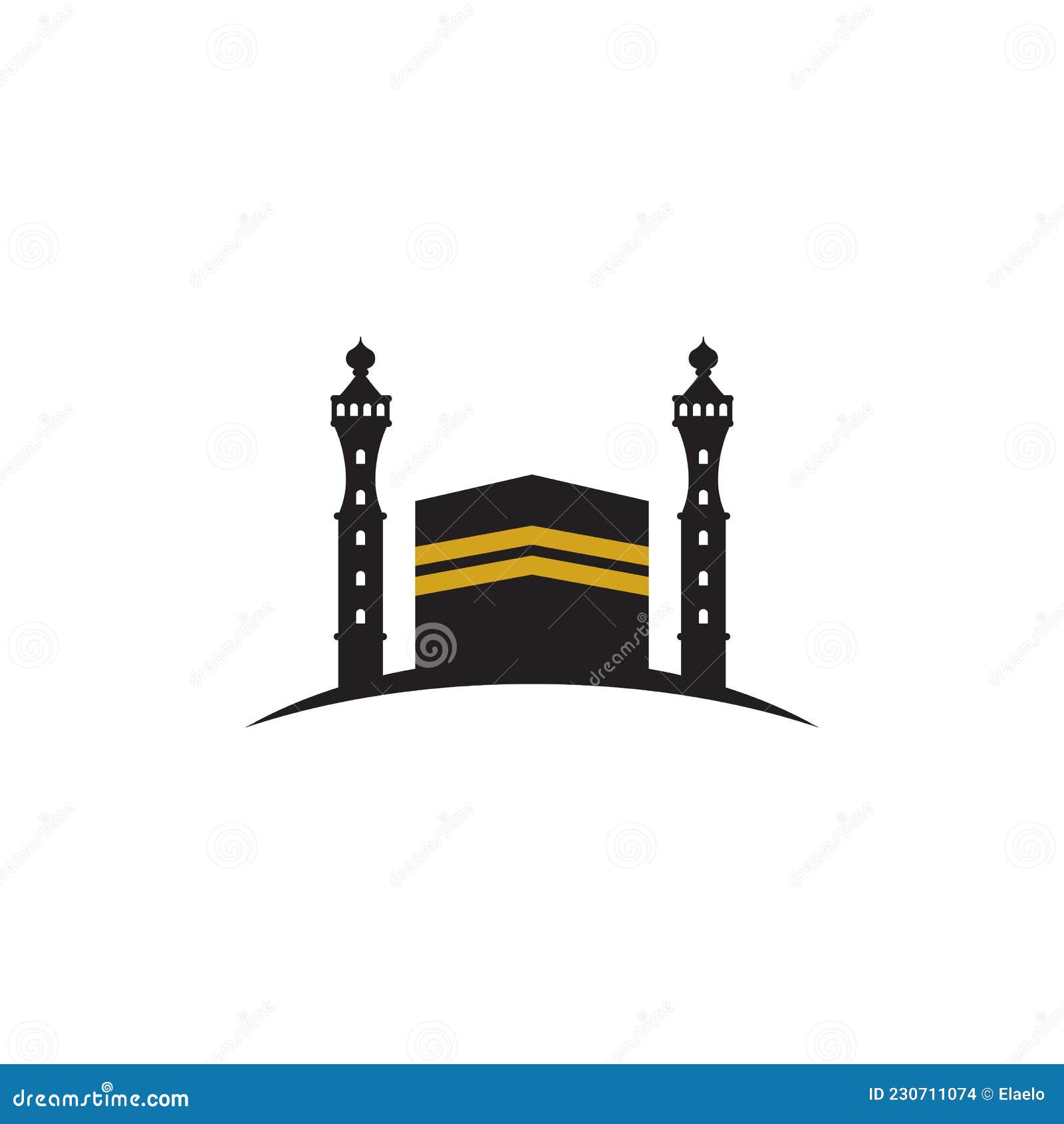 Kaaba Vector Illustration Icon | CartoonDealer.com #146163601