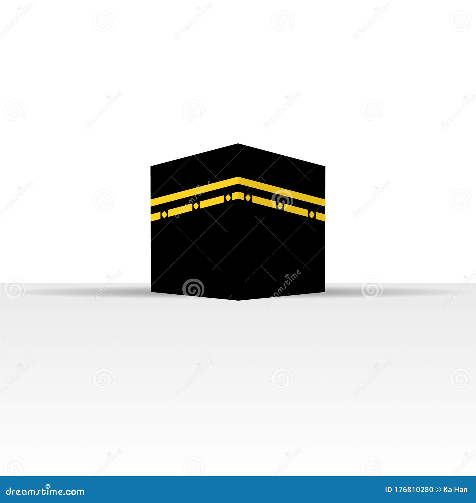 Qibla Icon. Trendy Qibla Logo Concept On White Background From R Vector ...