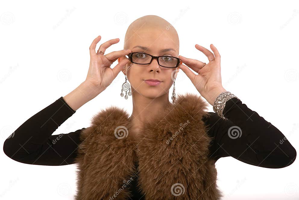 Kaal meisje stock afbeelding. Image of onschuld, volledig - 27661089