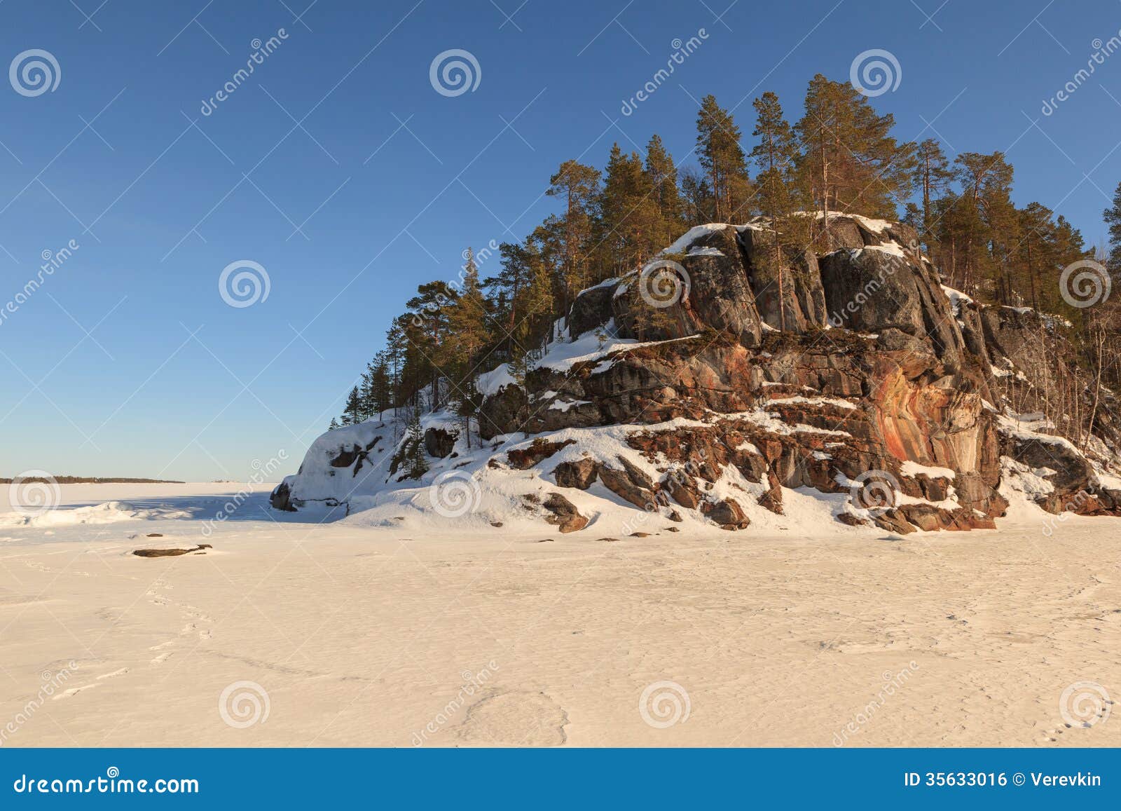Kaap Van De Bevroren Winter De Barentsz Zee Stock Foto - Image of lente ...