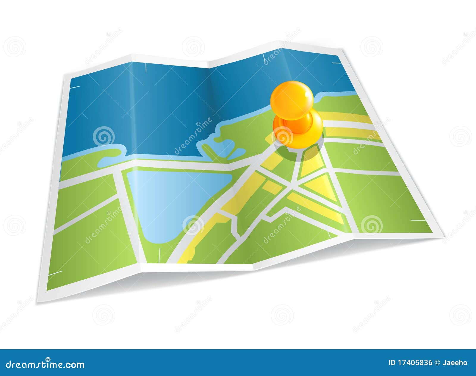 Kaart, pictogram vector illustratie. Illustration of ideeën - 17405836