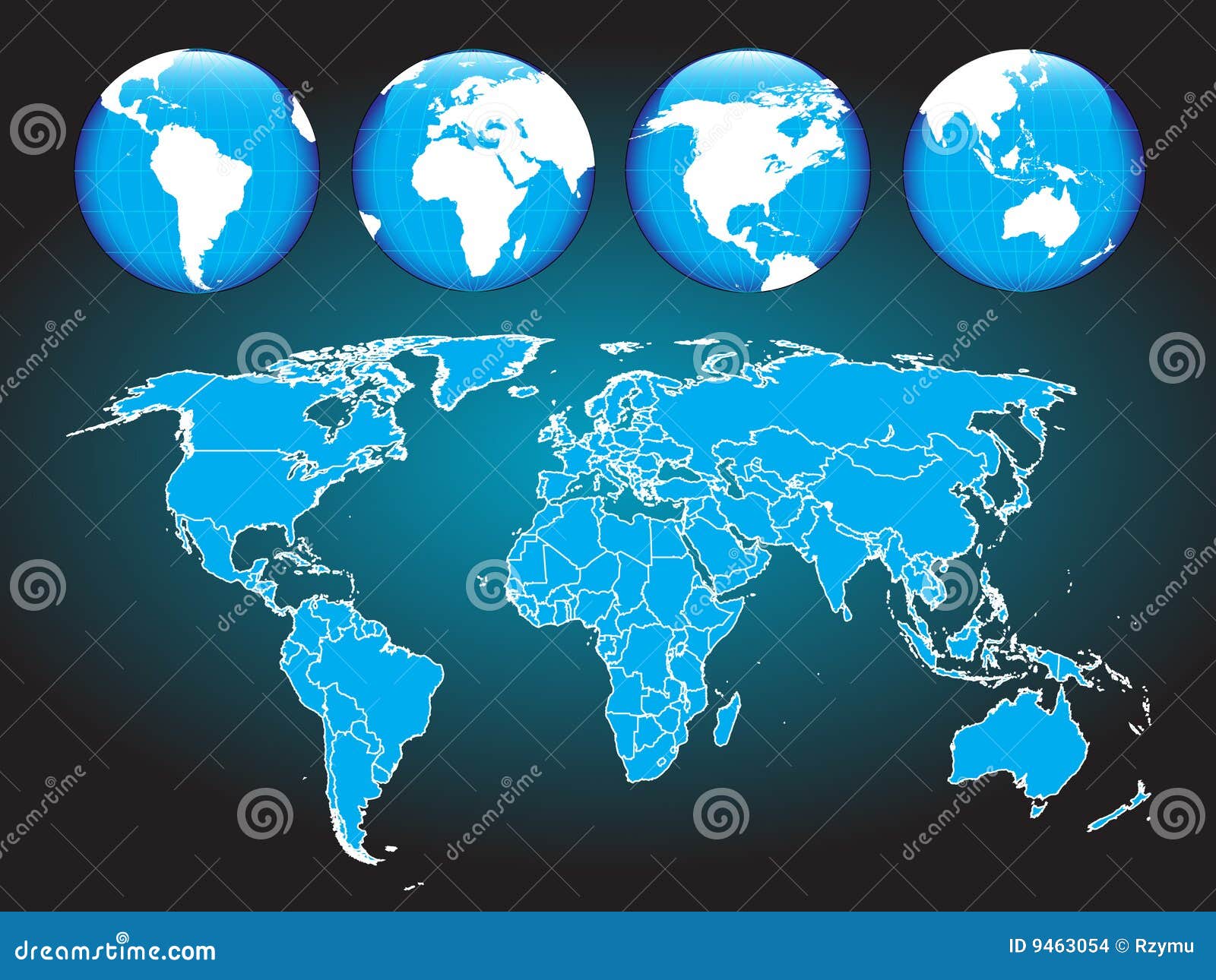 Kaart van de wereld vector illustratie. Illustration of naturaliseer ...