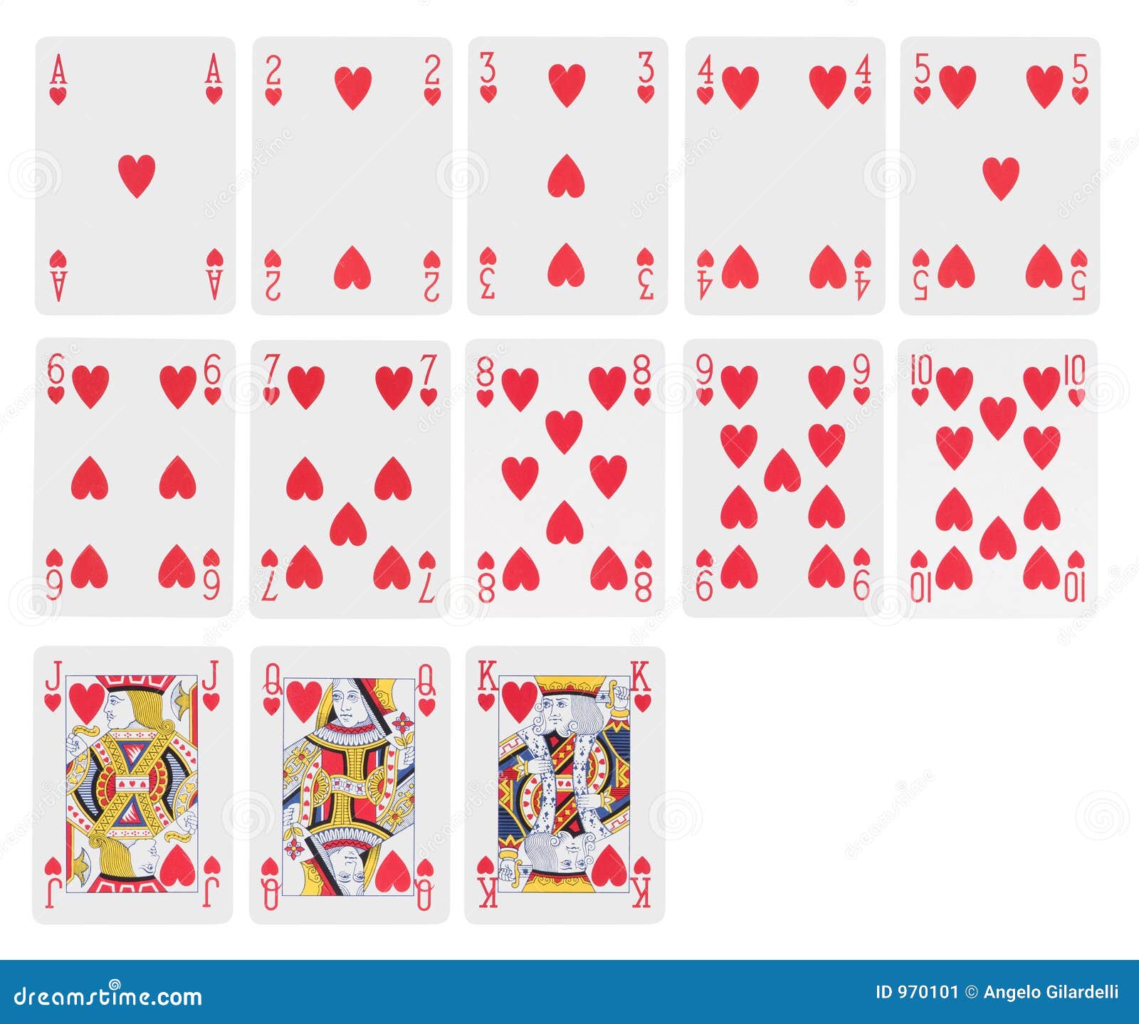 Kaarten - harten stock afbeelding. Afbeelding bestaande uit spel - 970101