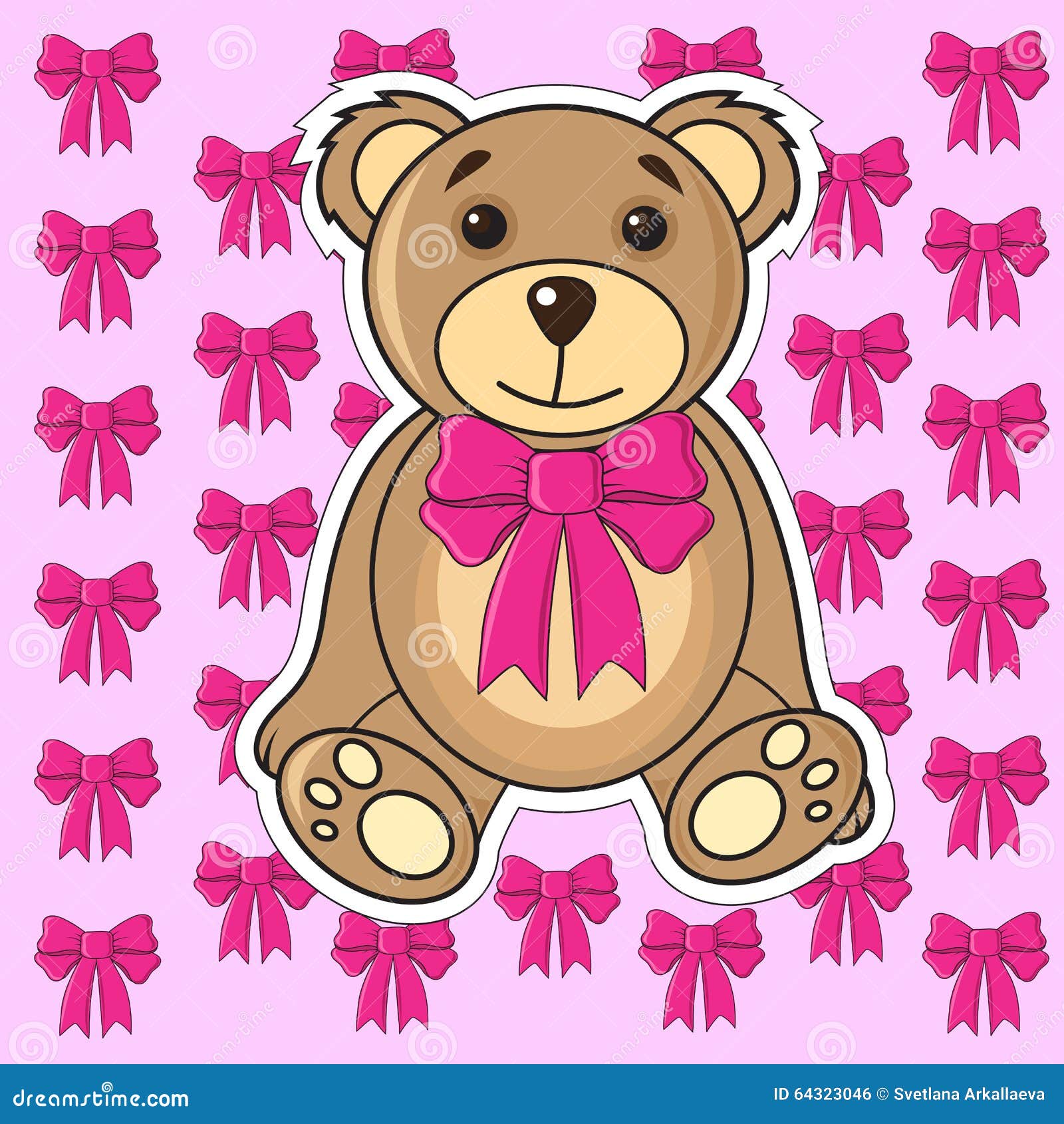 Kaarten Met Beren in De Vector Vector Illustratie - Illustration of ...