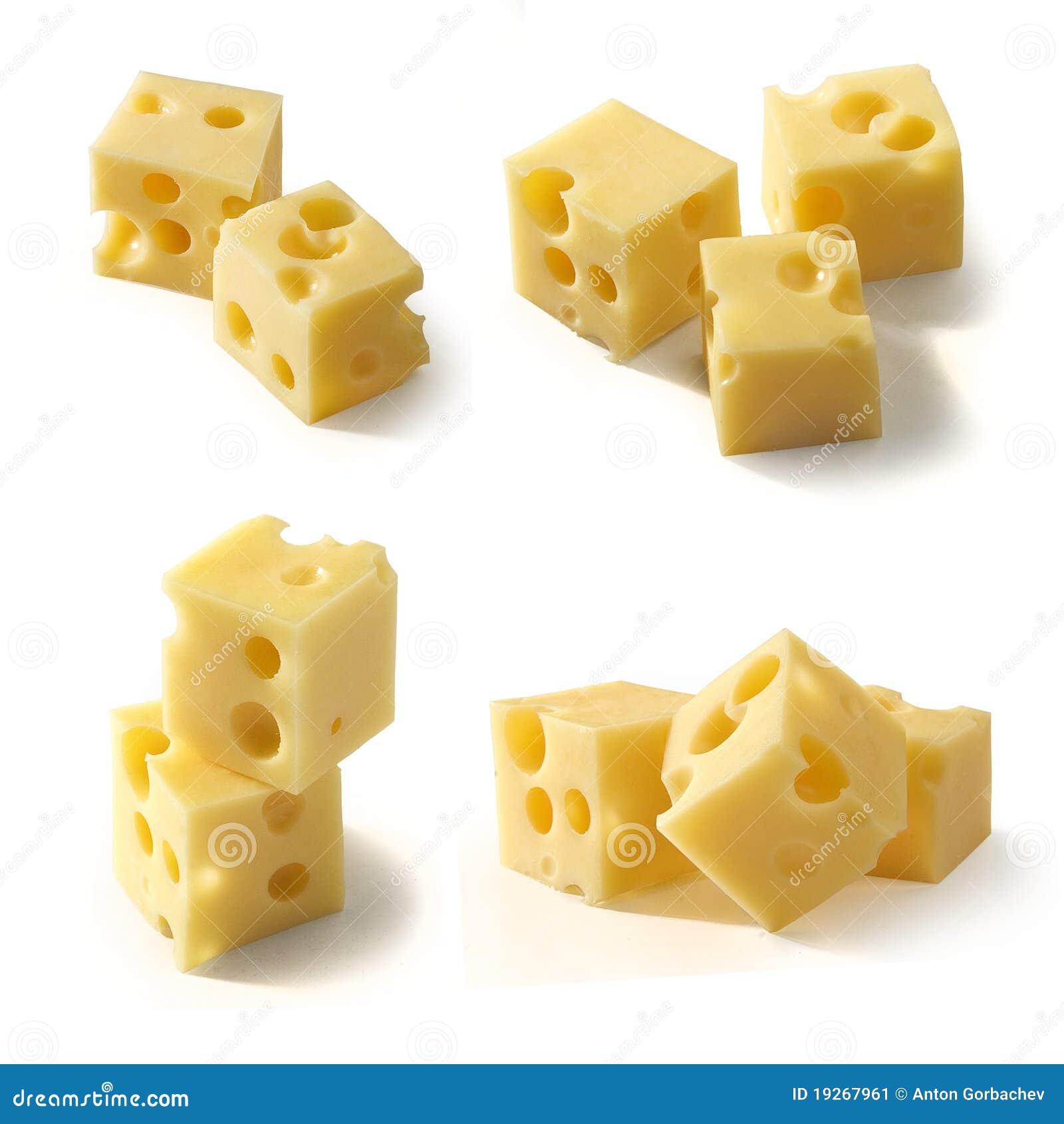 Kaas stock afbeelding. Image of geel, kubus, voedsel - 19267961
