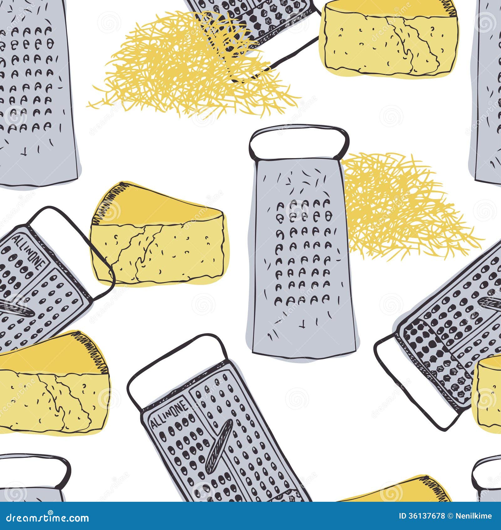 Kaas En Rasp Uitstekende Achtergrond Vector Illustratie - Illustration ...