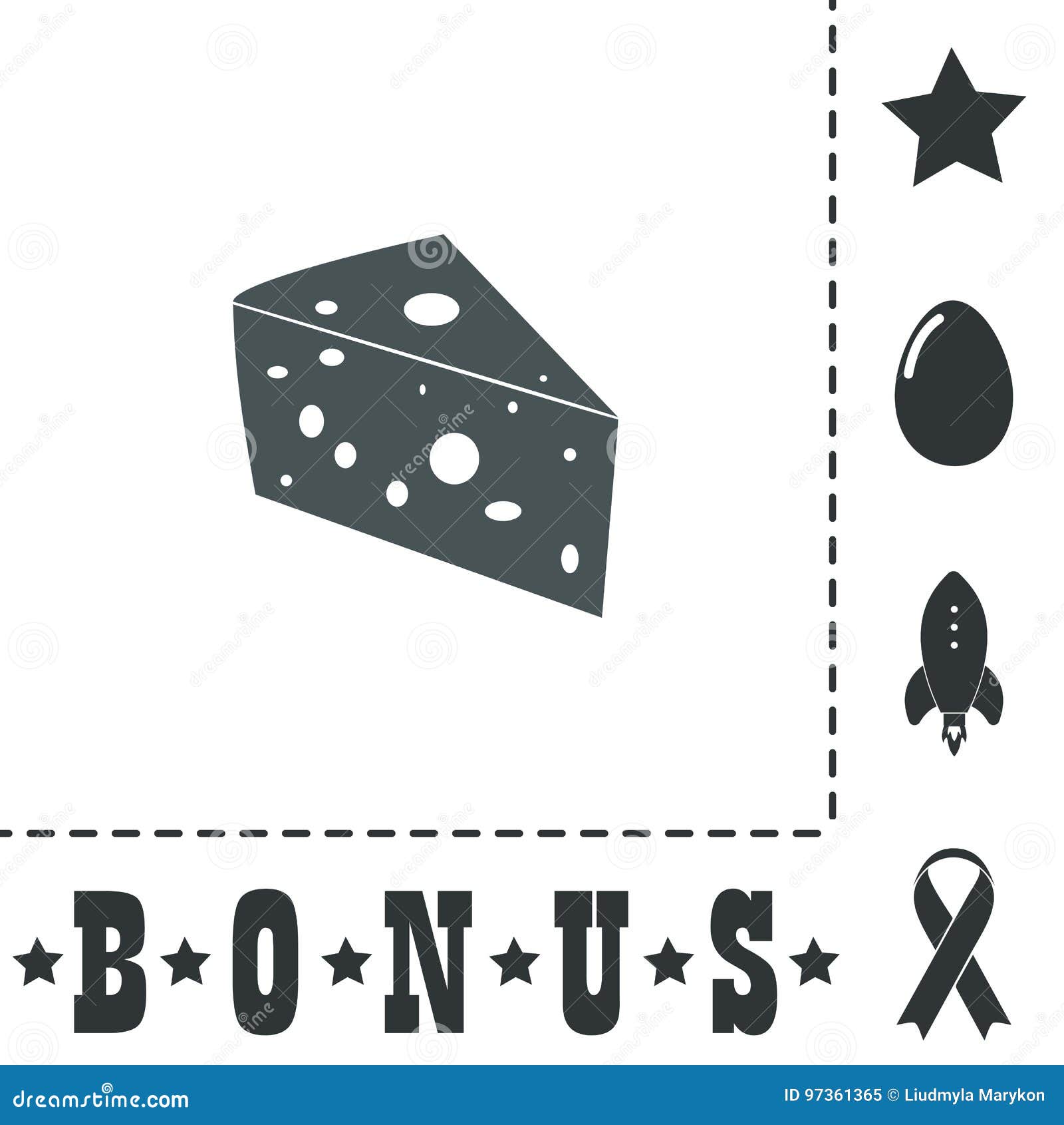 Kaas vlak pictogram vector illustratie. Illustration of kaas - 97361365