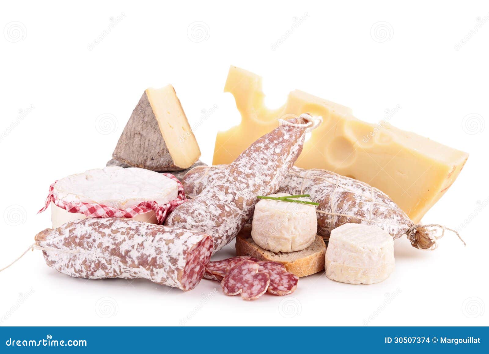 Kaas, worst stock foto. Image of vlees, voedsel, worst - 30507374