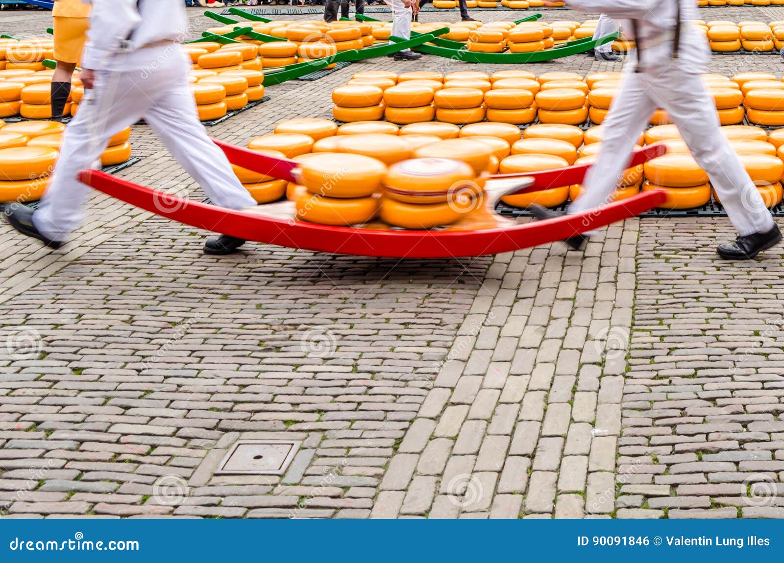 Kaasmarkt in Alkmaar, Nederland Stock Foto - Image of markt, holland ...