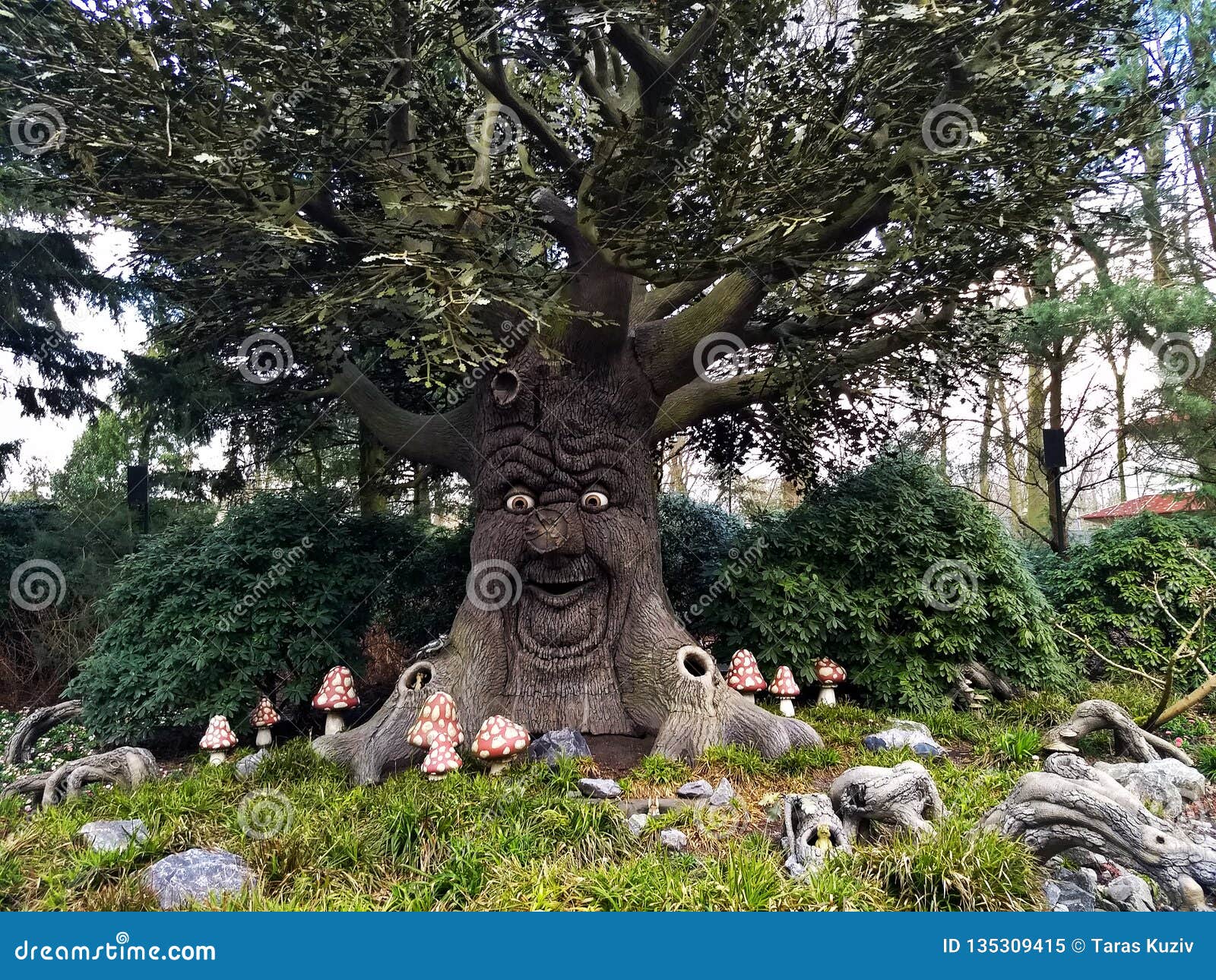 Kaatsheuvel / the Netherlands - March 29 2018: Speaking Faitytale Tree ...