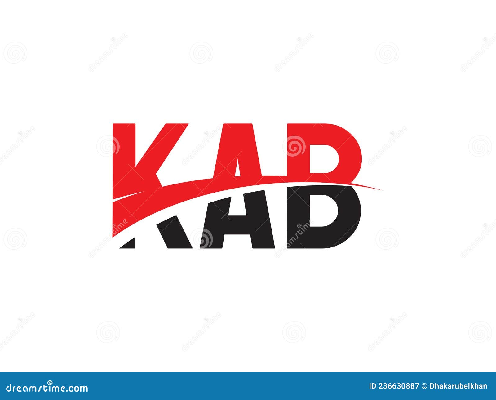 KAB Letter Initial Logo Design Vector Illustration Stock Vector ...