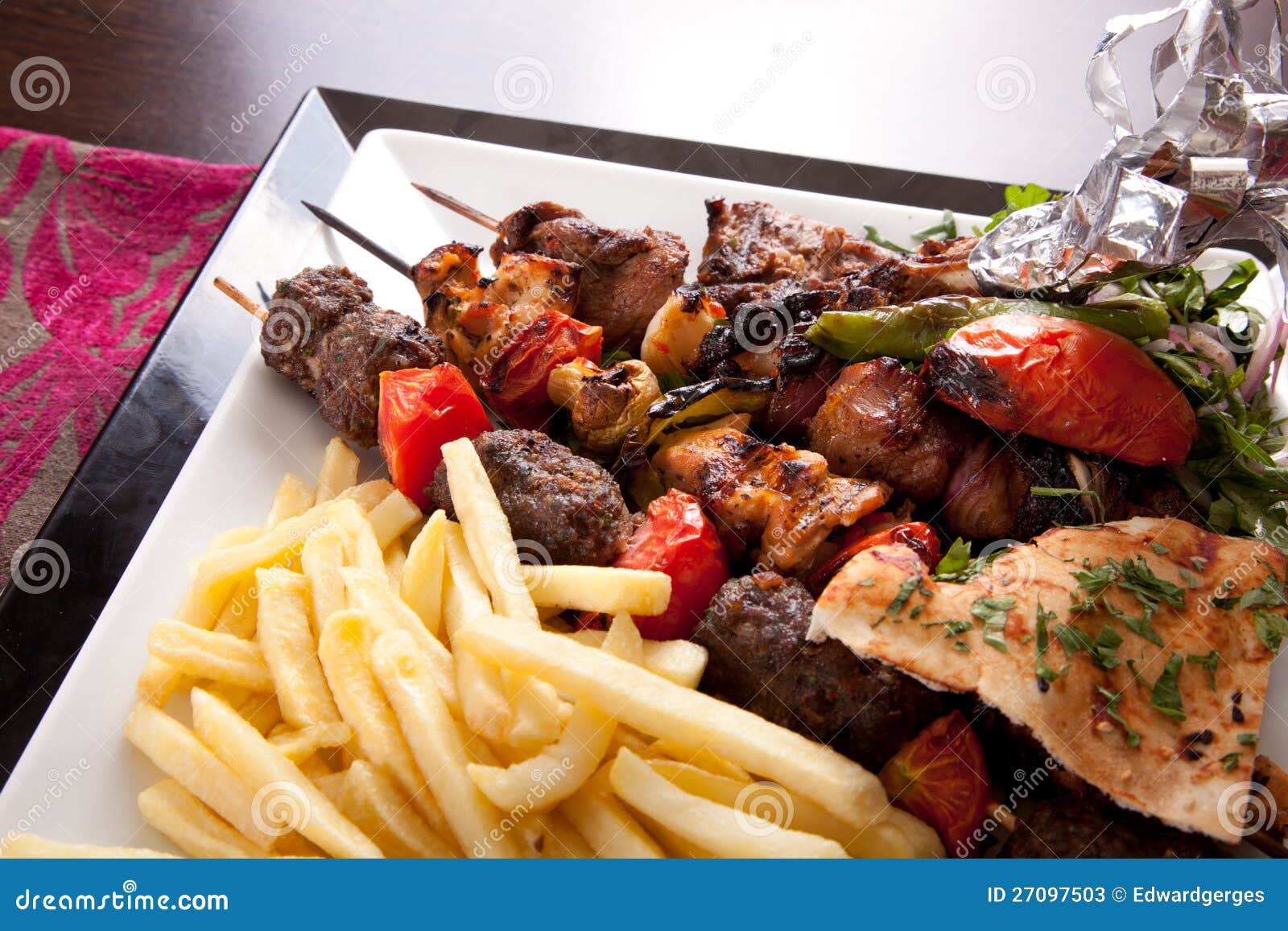 Kabeb stock image. Image of dinner, bread, cooked, meal - 27097503