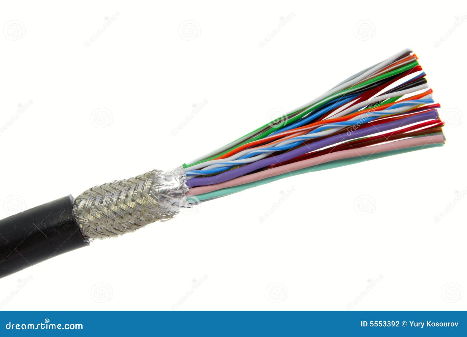 Kabel stock foto. Image of technologie, kleur, netwerk - 5553392