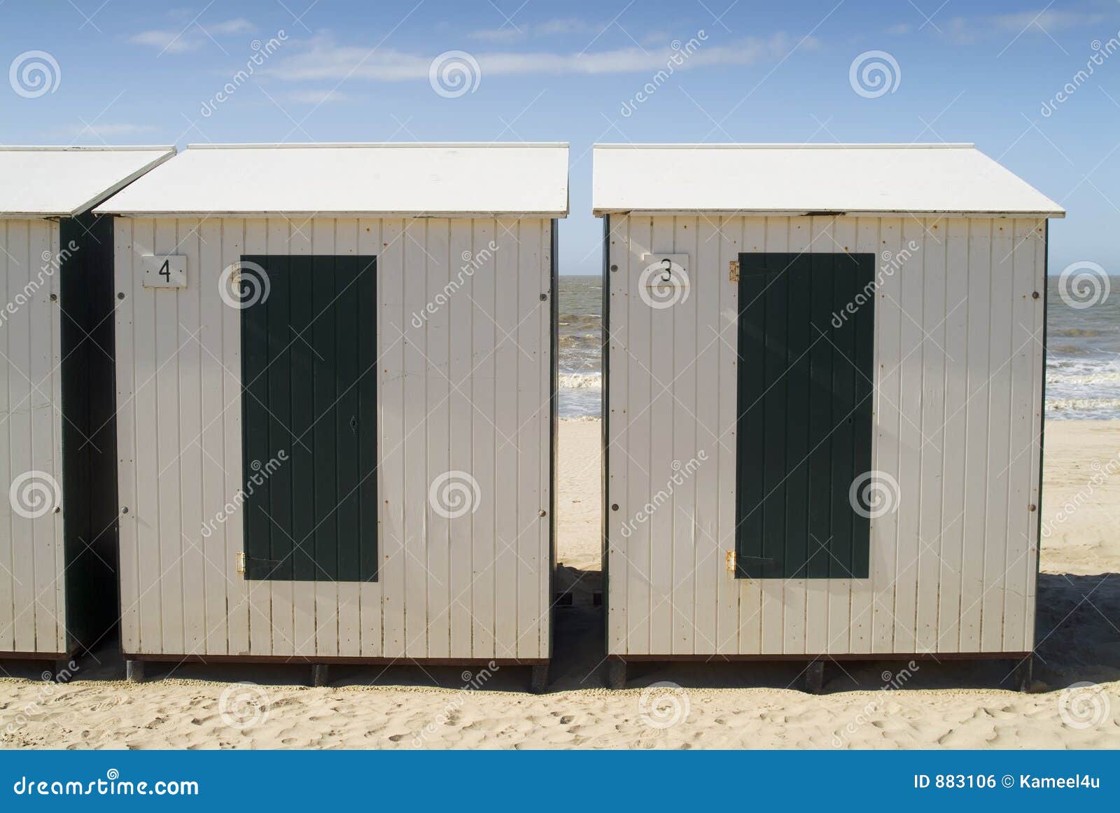 Kabinen Auf Dem Strand (Nordsee) Stockfoto - Bild von ferien, nave: 883106